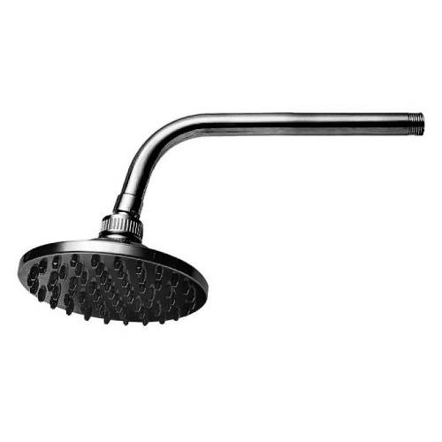 CHUVEIRO ABS ARTICULADO REDONDO PRETO FOSCO LUXO 6 - CIVITT