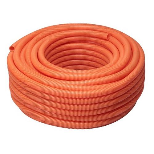 ELETRODUTO CONDUITE CORRUGADO 25MM 50M PVC LARANJA REFORCADO - KRONA